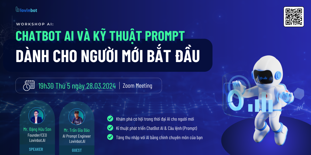 [Workshop] Chatbot AI 28/03/2024 - Đặng Hữu Sơn - AI Trainer - Đặng Hữu ...